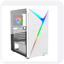 Gamdias White Cabinets– EliteHubs