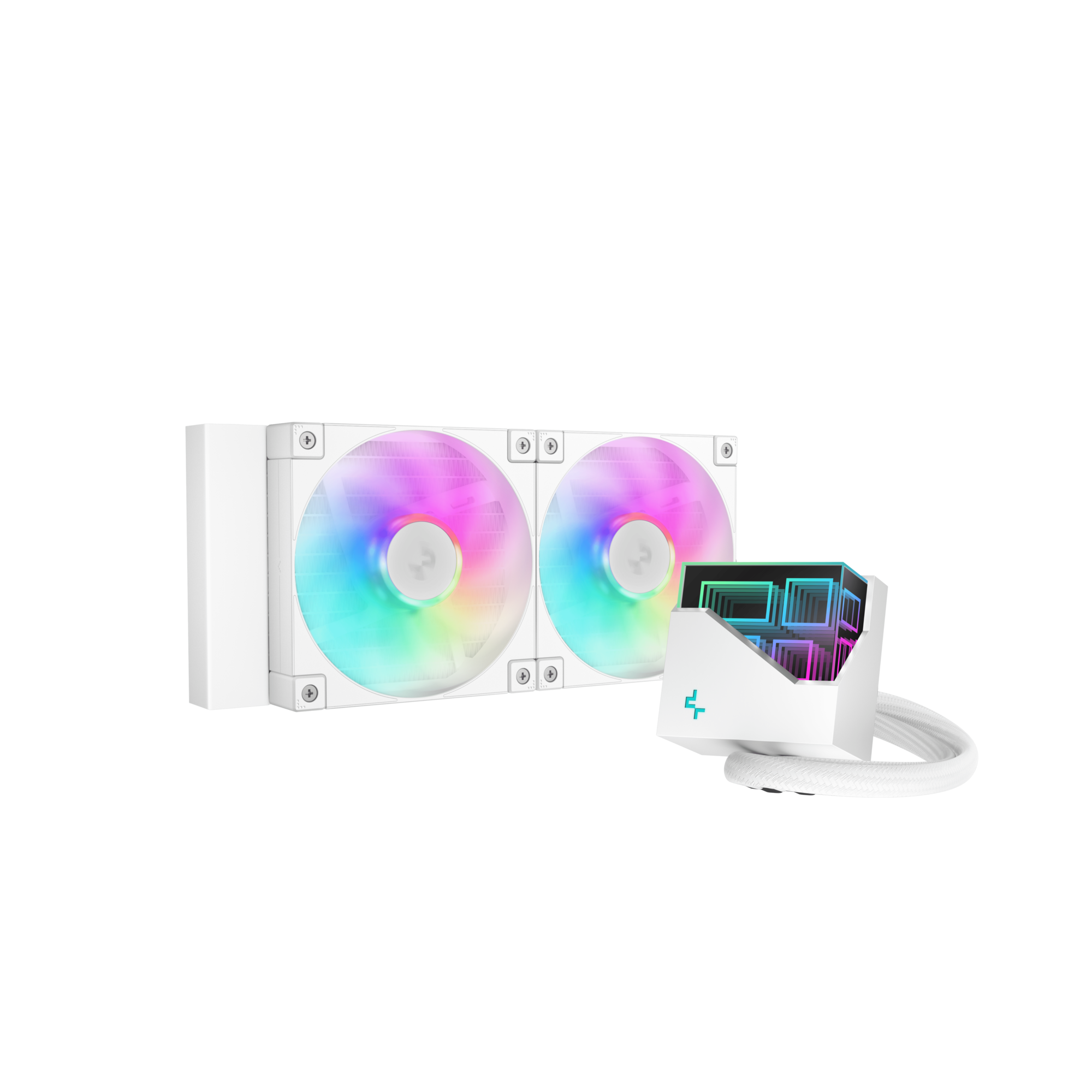 Buy DEEPCOOL LT240 ARGB 240mm CPU Liquid Cooler ( White ) | Elitehubs ...