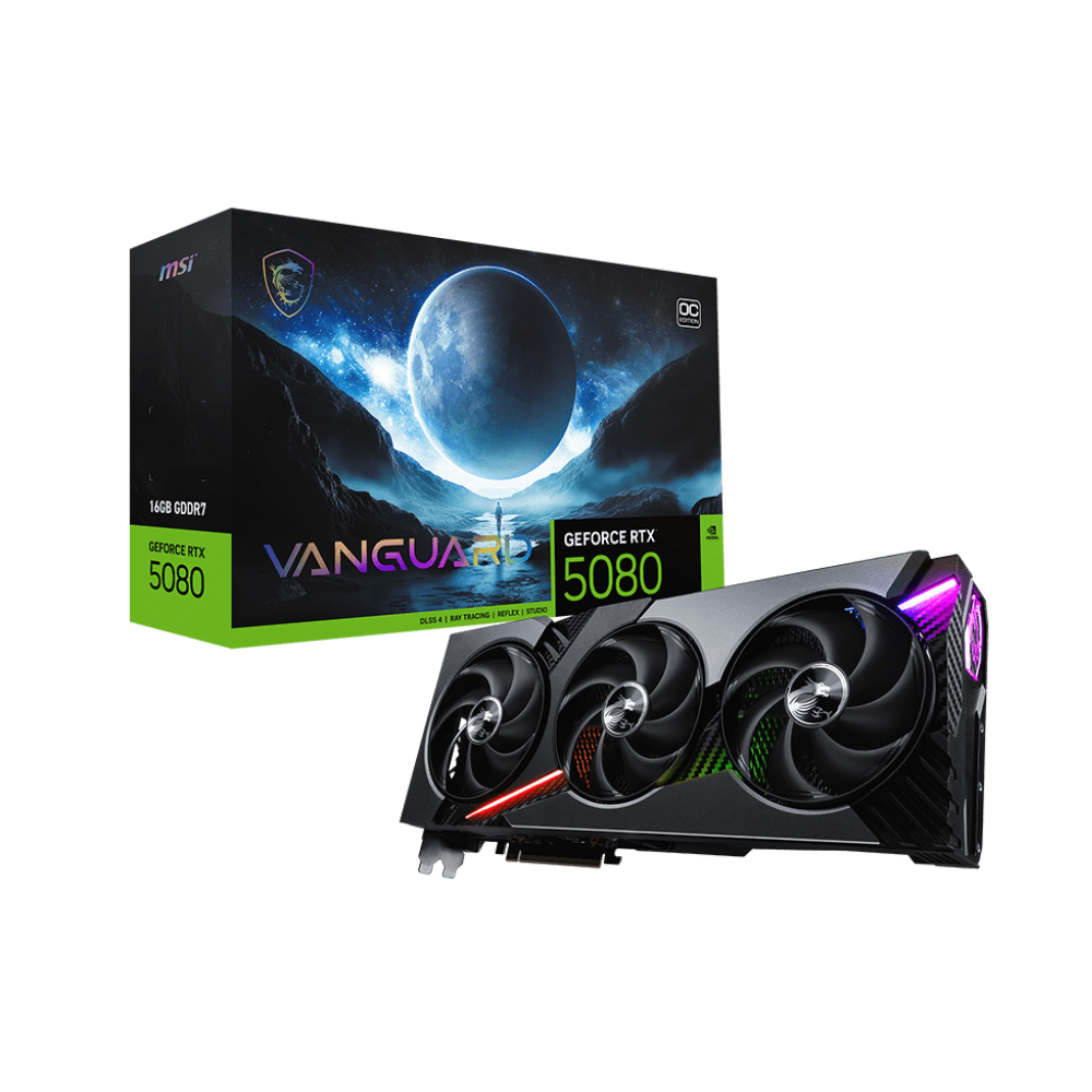 Buy MSI GeForce RTX 5080 Vanguard OC 16GB NVIDIA Graphic Card ...
