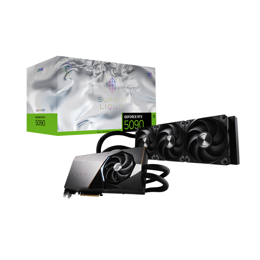 Buy MSI GeForce RTX 5090 Suprim Liquid SOC 32GB Nvidia Graphic Card ...