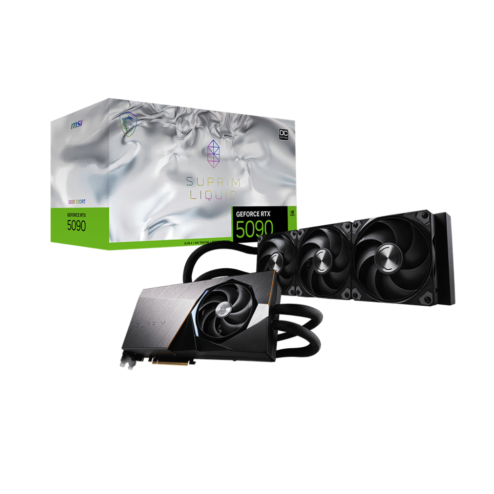 Buy MSI GeForce RTX 5090 Suprim Liquid OC 32GB Nvidia Graphic Card ...