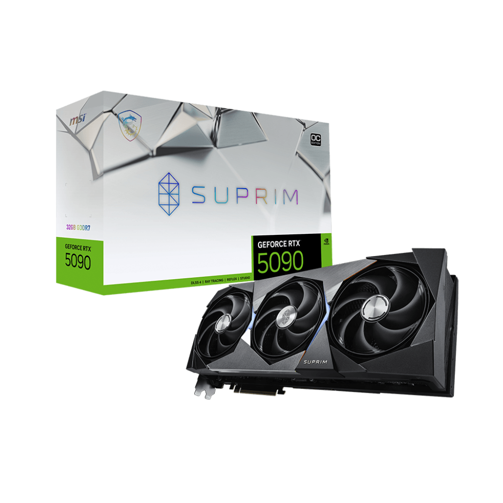 Buy MSI GeForce RTX 5090 Suprim OC 32GB Nvidia Graphic Card | EliteHubs.com