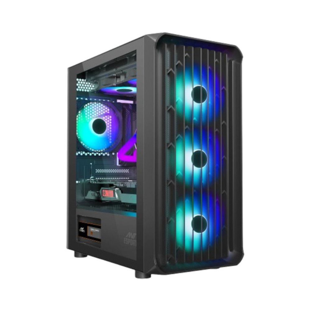 Buy ANT ESPORTS 205 Mini 6F ARGB MATX Mid Tower Cabinet (Black ...