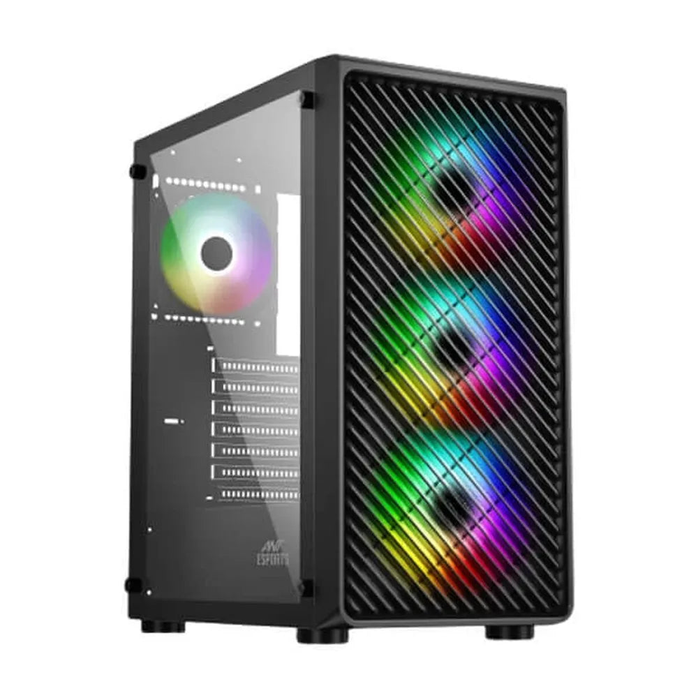 Buy ANT ESPORTS 211 Air ARGB ATX Mid Tower Cabinet (Black) | EliteHubs.com