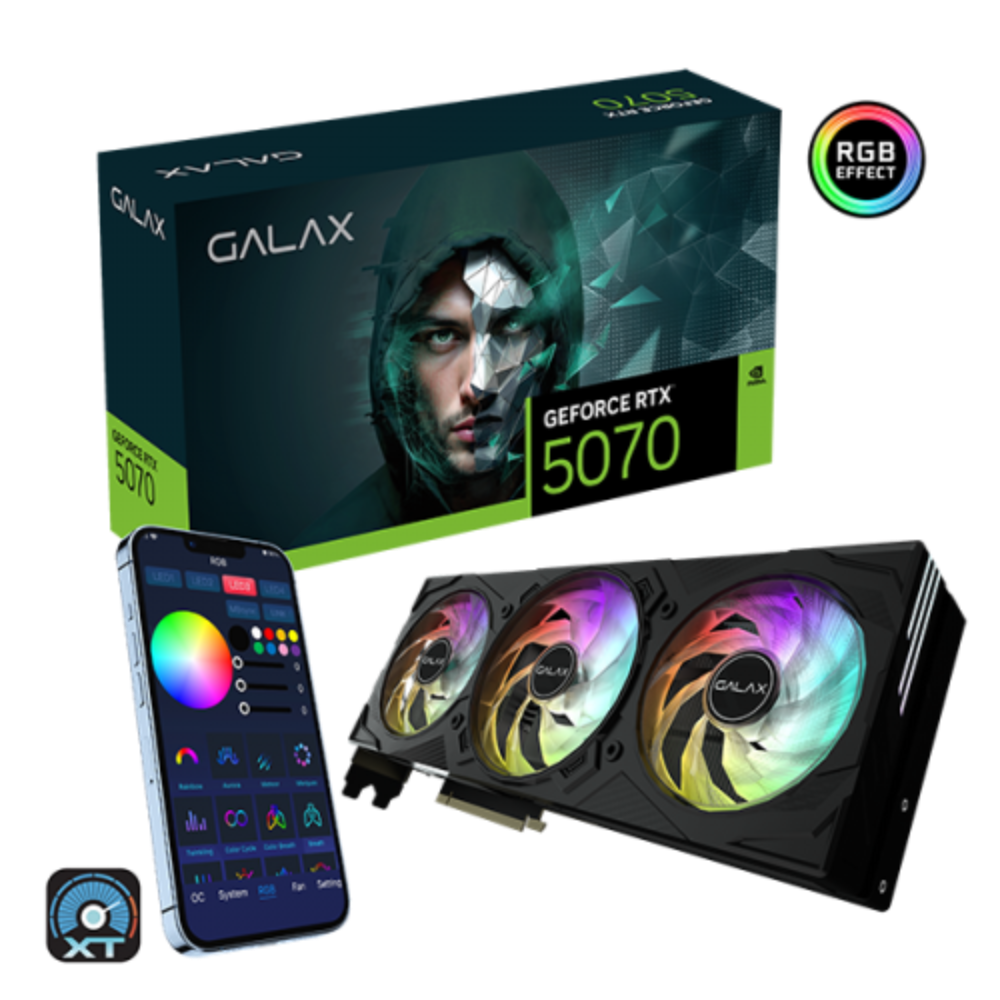 Buy GALAX Geforce RTX 5070 EX Gamer 1 Click OC 12GB NVIDIA Graphic Card ...