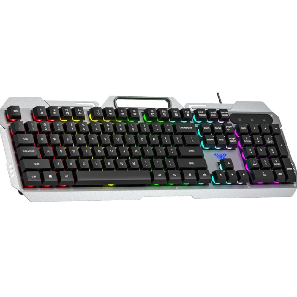 Buy AULA F2023 Full Size Membrane Wired Gaming Keyboard ( Black ...