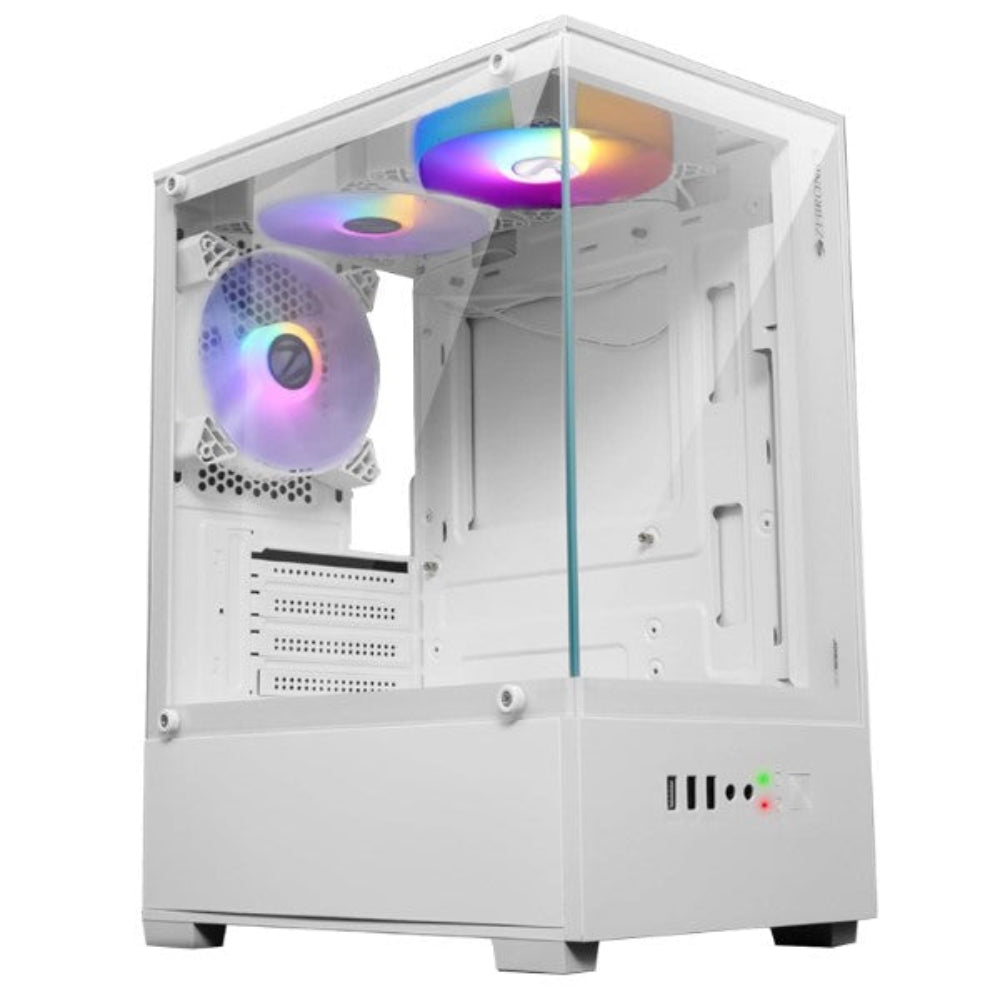 Buy ZEBRONICS Robust ARGB MATX Mid Tower Cabinet ( White ) | EliteHubs.com