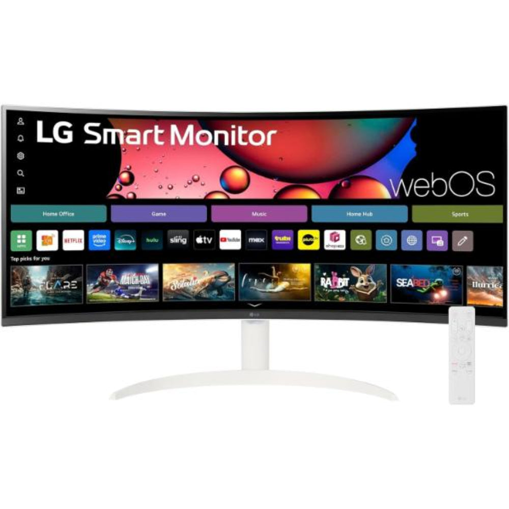 Buy LG 34SR60QC-W 34 Inch 2K QHD 100Hz VA Panel 99% SRGB 5MS Curved AMD ...