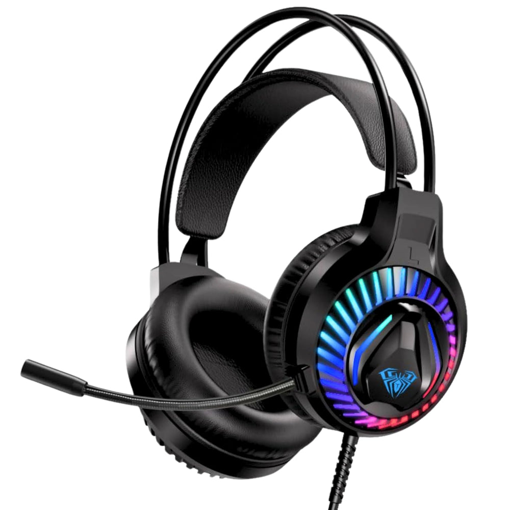 Buy AULA S605 Professional RGB Wired 3.5mm Gaming Headphone ( Black ...