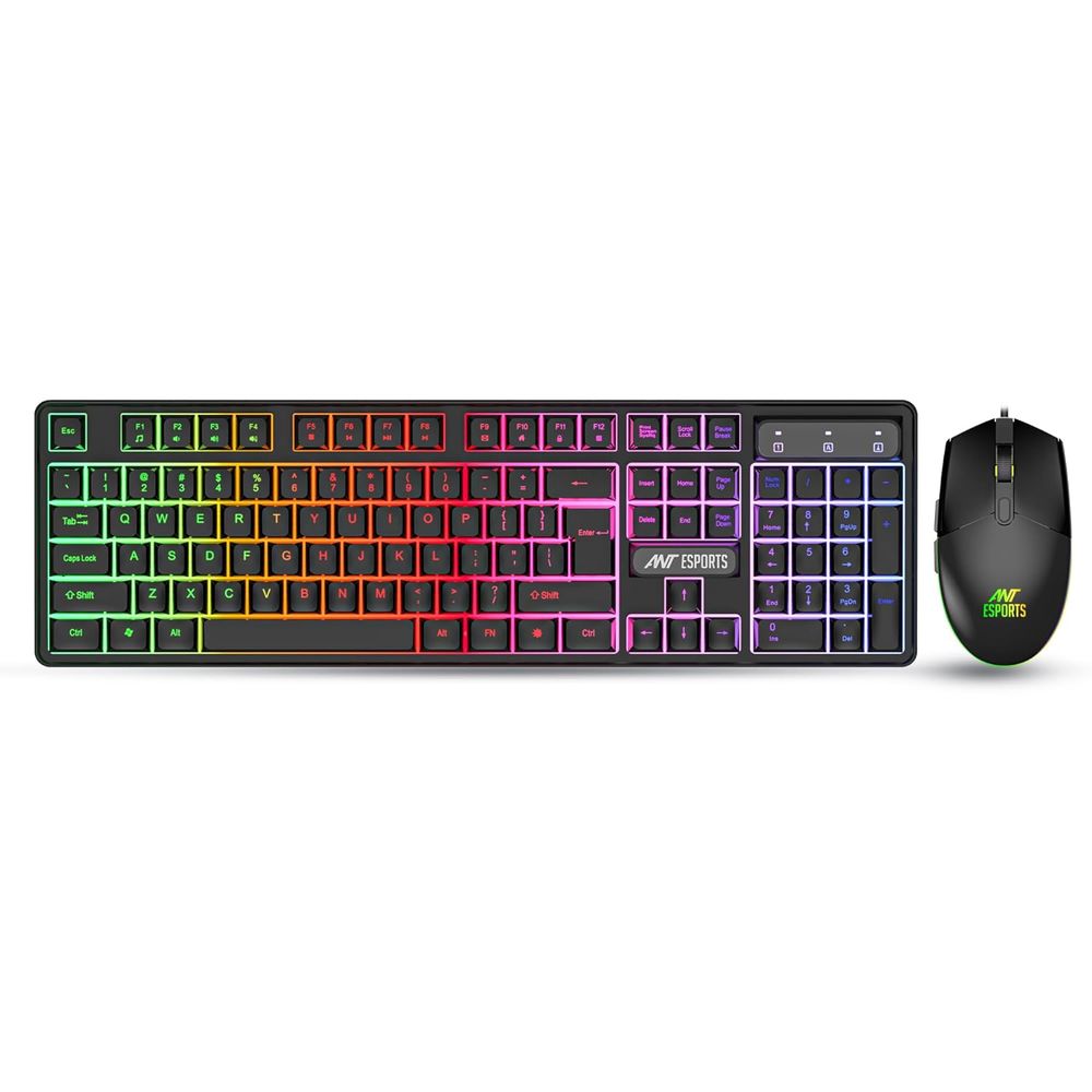 Buy ANT ESPORTS KM1650 Full Size Gaming Keyboard & Mouse Combo Black ...