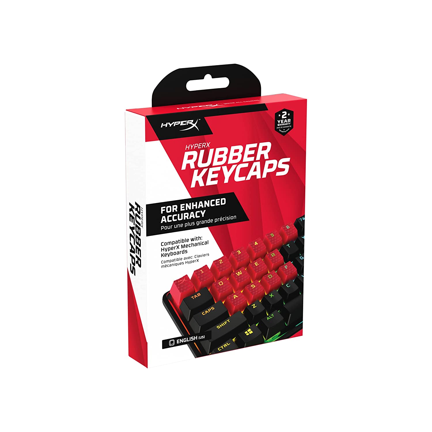 Buy HYPERX Rubber Keycaps Red [US] | Elitehubs.com– EliteHubs