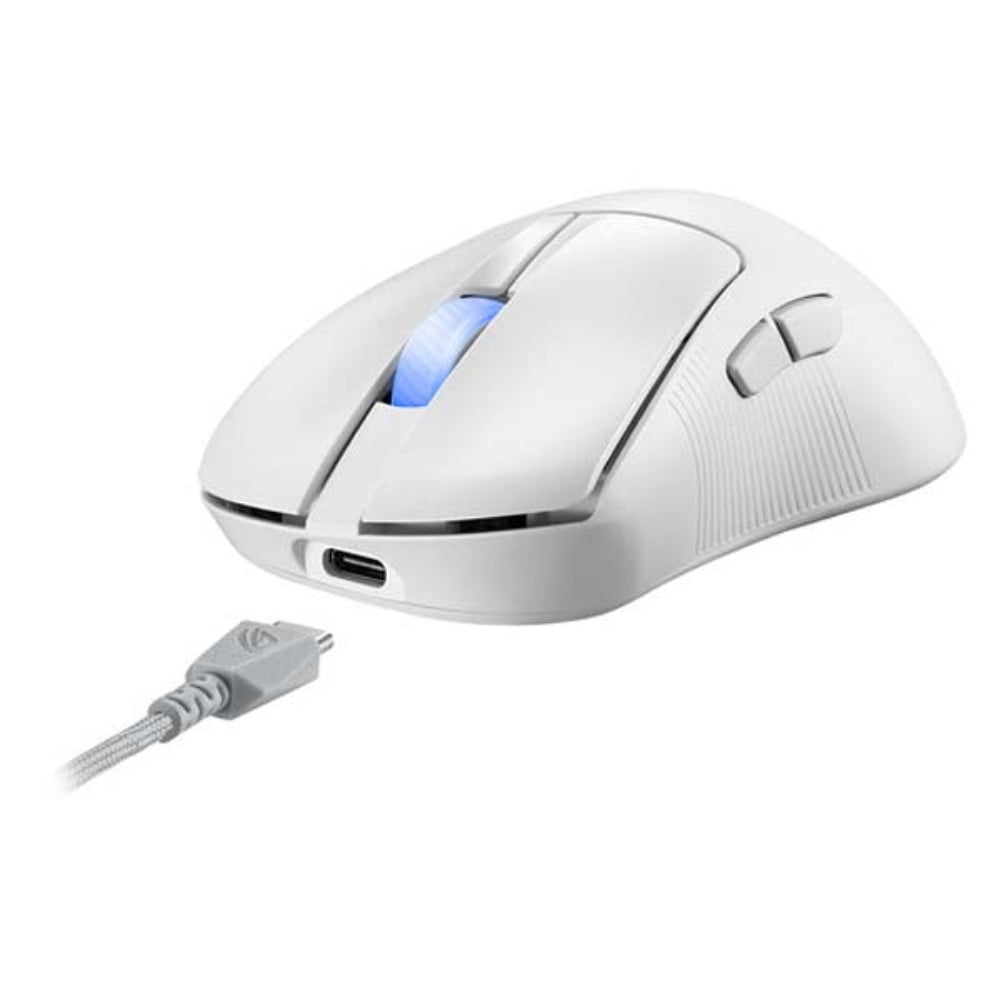 Buy ASUS ROG Keris ll Ace RGB Wireless Ergonomic Gaming Mouse ( White ...