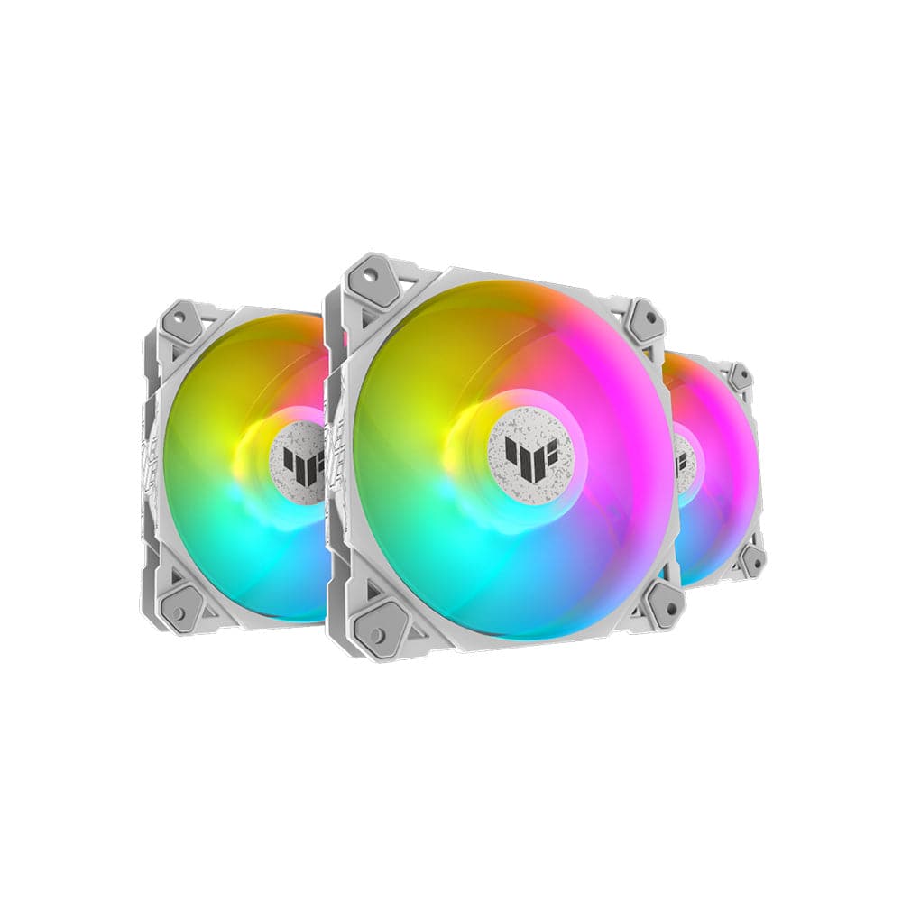 Buy ASUS TUF Gaming TF120 120MM ARGB Cabinet Fans (White) (Triple Pack ...
