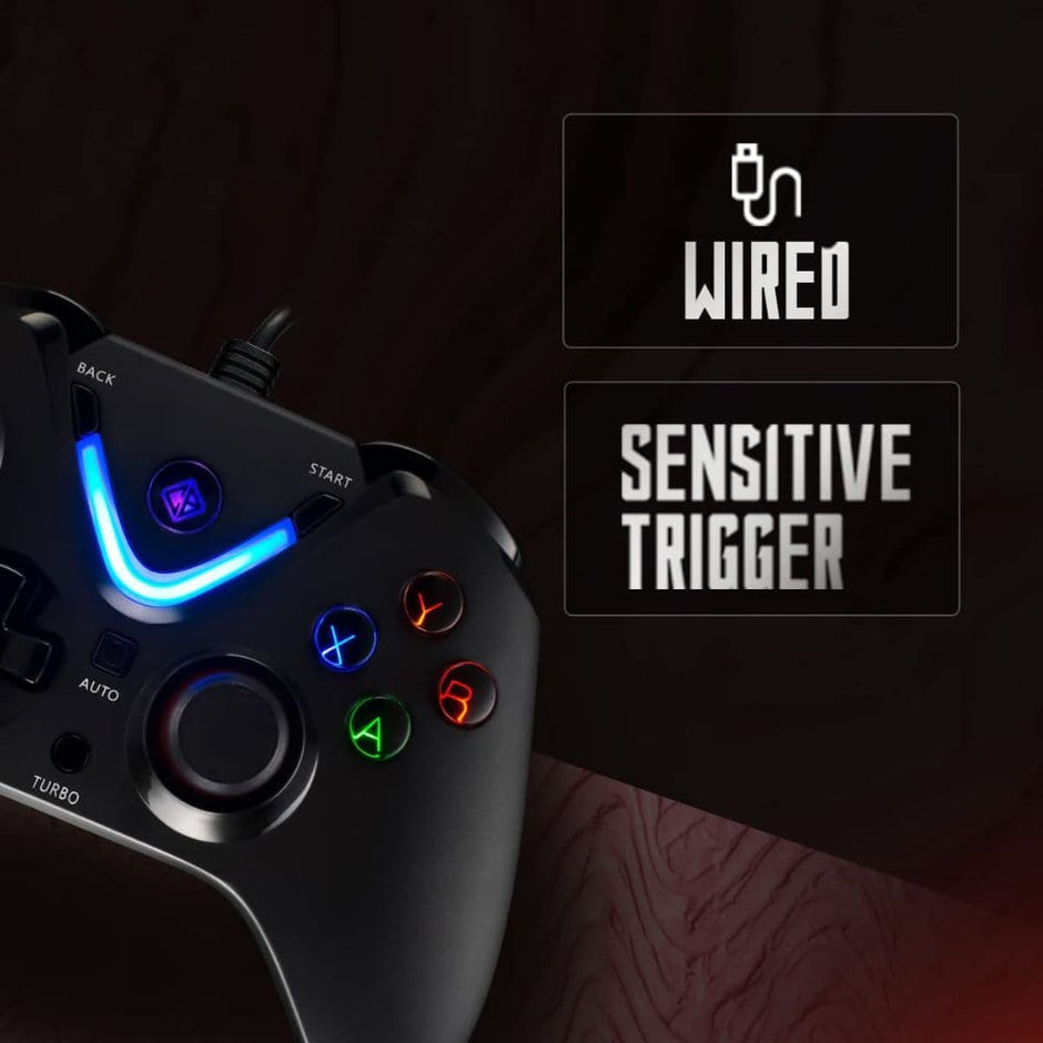 Buy COSMIC BYTE Ares Wired Black Controller ( Black ) | Elitehubs.com ...