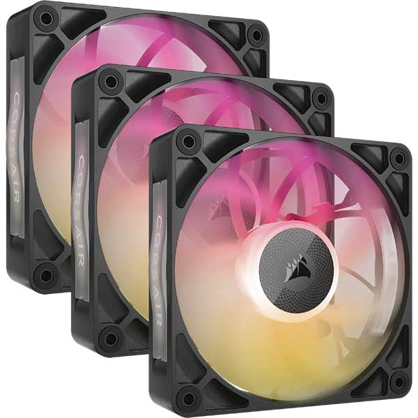 Buy CORSAIR ICUE Link RX120 MAX 120mm RGB PWM Thick Cabinet Fans ...