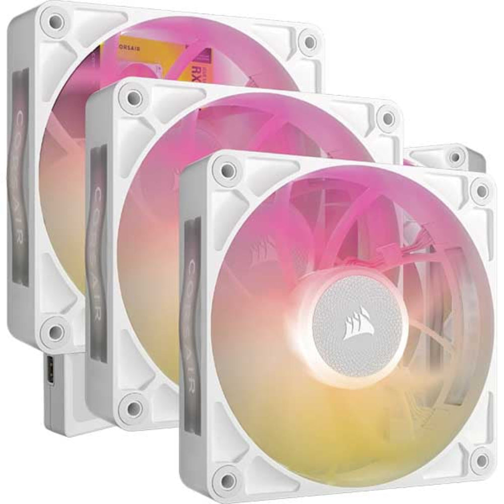 Buy CORSAIR ICUE Link RX120 MAX 120mm RGB PWM Thick Cabinet Fans ...