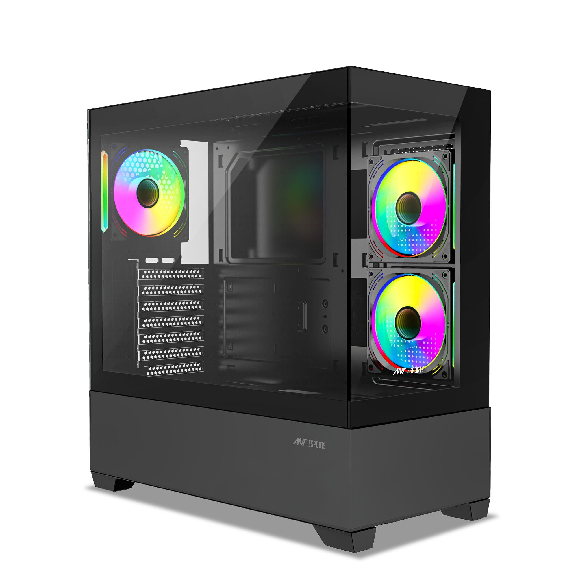 Buy ANT ESPORTS Crystal Z3 ARGB ATX Mid Tower Cabinet ( Black ...
