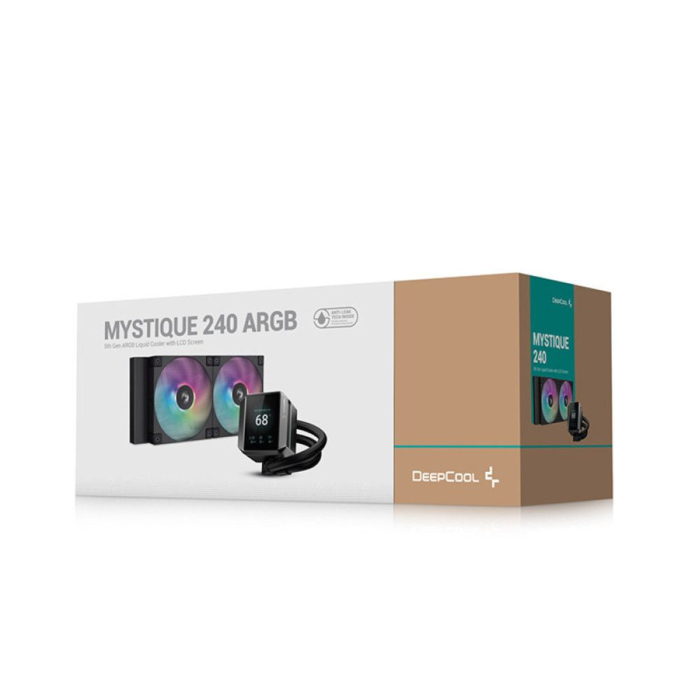 Buy DEEPCOOL Mystique 240 ARGB 240mm Liquid Cooler (Black) | Elitehubs ...
