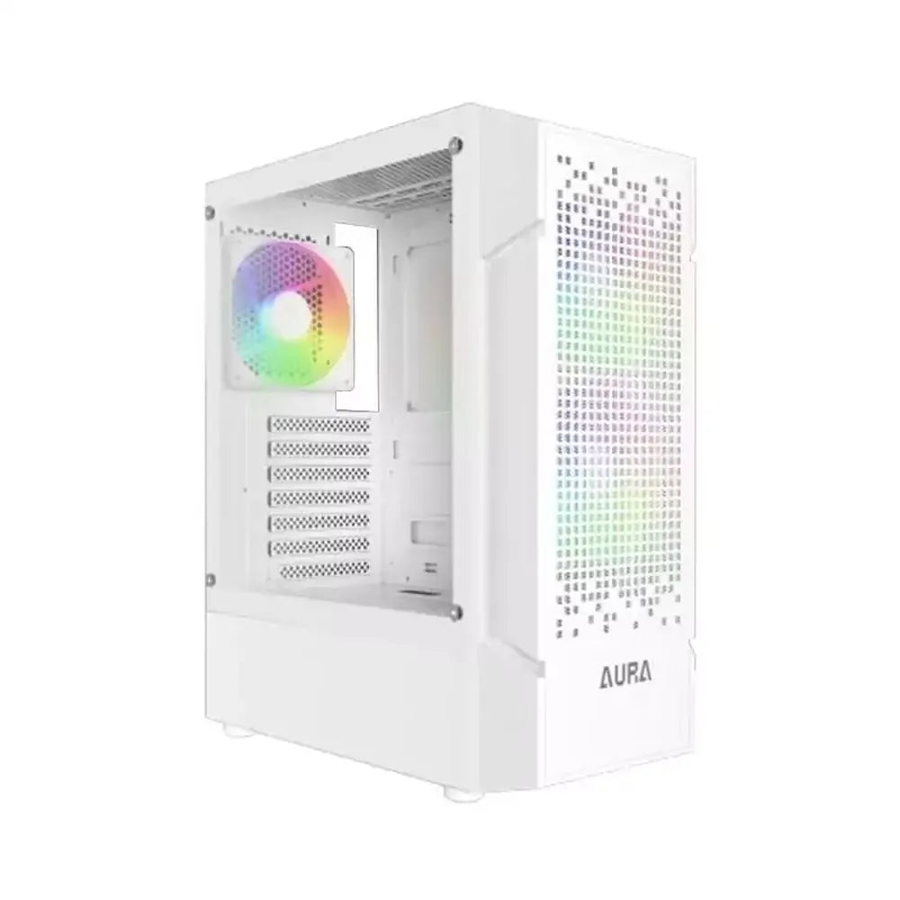 Buy GAMDIAS Aura GC7 ATX Mid Tower ARGB Cabinet ( White ) | EliteHubs.com