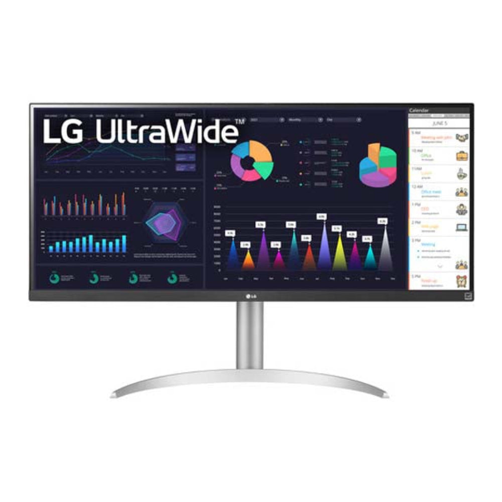 Buy LG 34WQ650-W 34 Inch FHD 100Hz IPS Panel 99% SRGB 5MS AMD Freesync ...