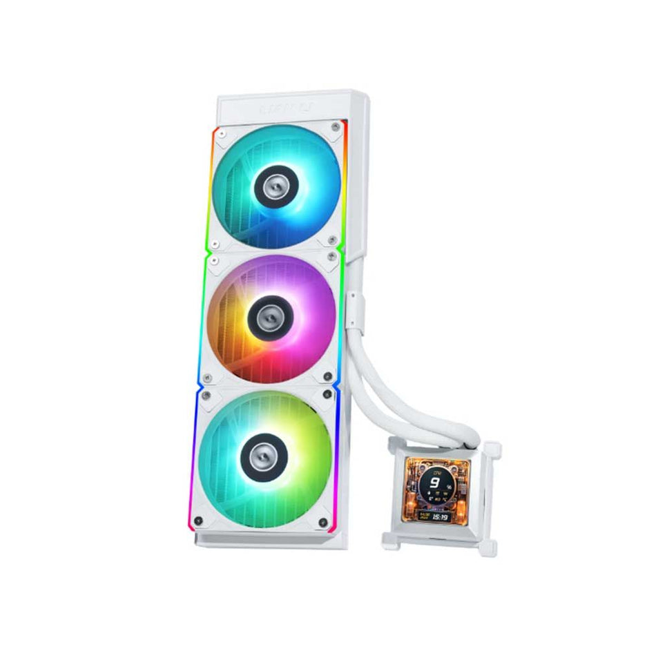 Buy LIAN LI Hydroshift LCD 360R AIO CPU Liquid Cooler White | Elitehubs ...