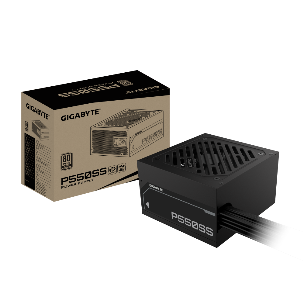 Buy GIGABYTE P550SS 80+ SIlver Non-Modular ATX 3.0 Power Supply ( 550W ...