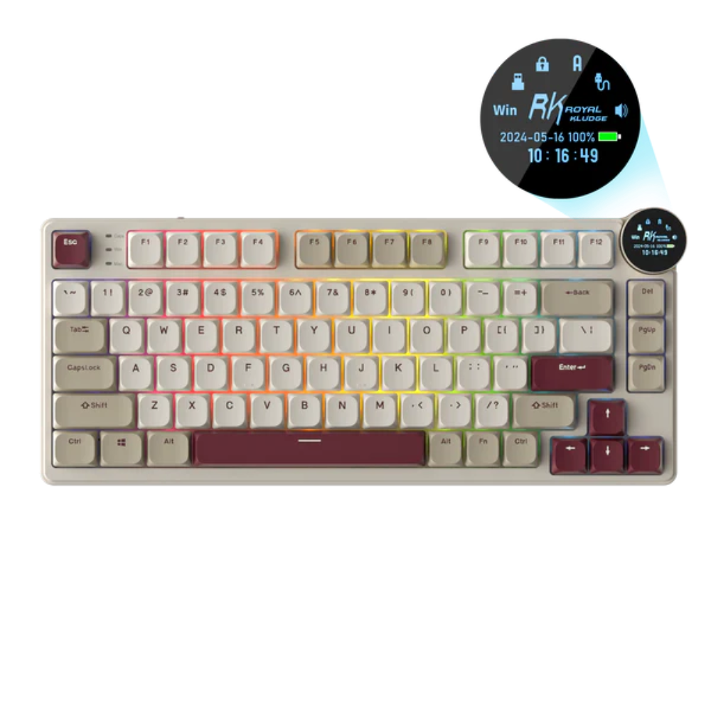 Buy ROYAL KLUDGE RK N80 75% RGB Mechanical Wireless Gaming Keyboard ...