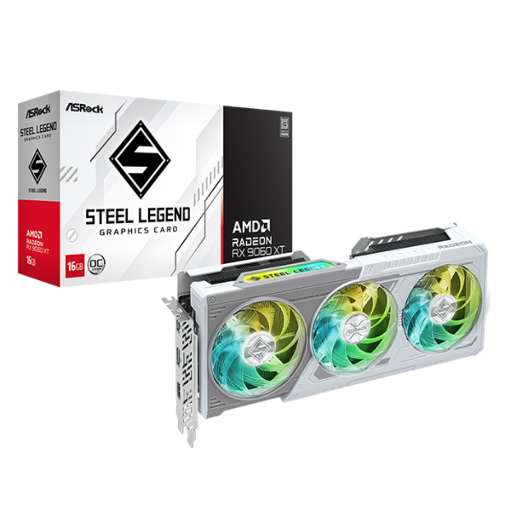 Buy ASROCK Radeon RX 9060 XT Steel Legend OC 16GB AMD Graphic Card ...