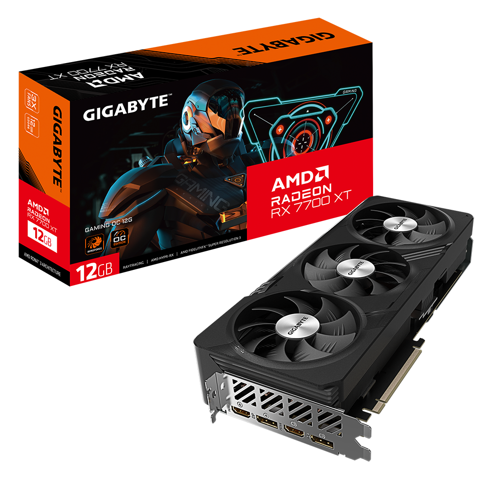 Buy GIGABYTE GeForce RTX 7700 XT Gaming OC 12GB AMD Graphic Card ...