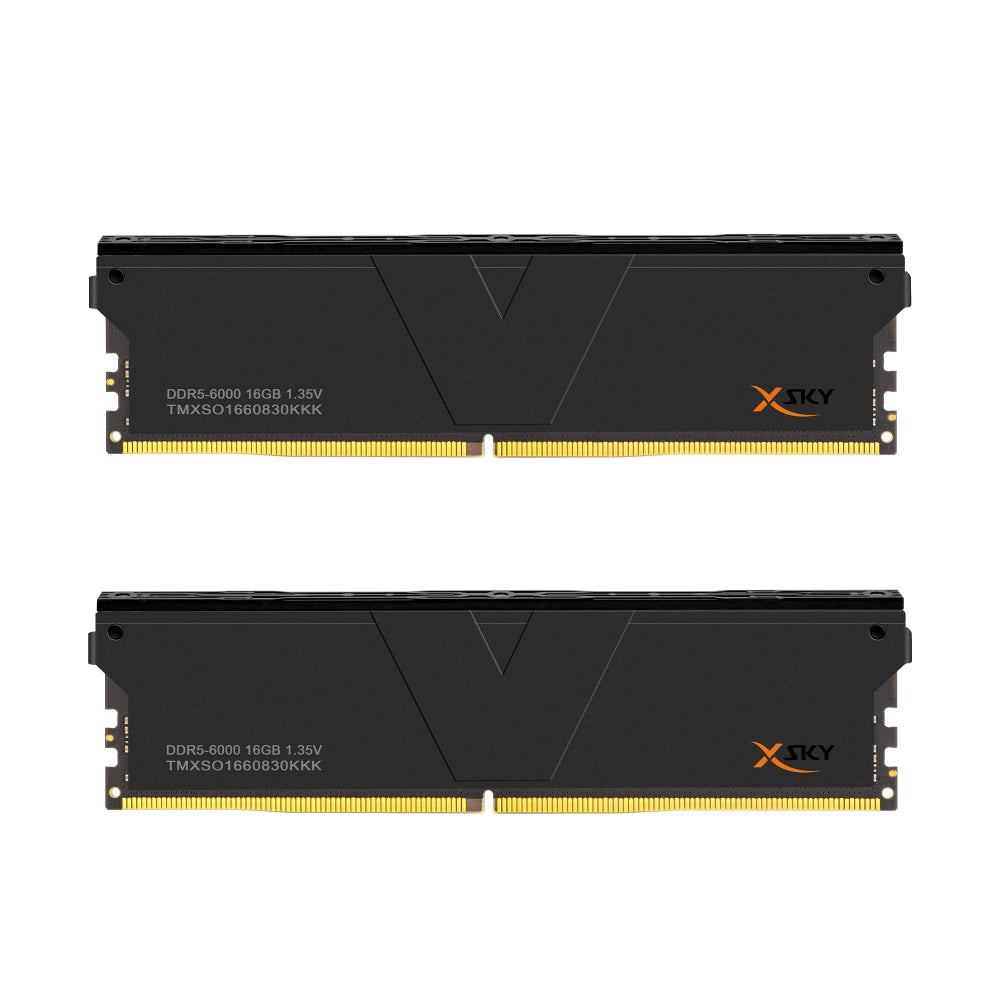 Buy V-COLOR Manta XSky 32GB ( 16GB x 2 ) 6000MHz DDR5 RAM ( Black ...