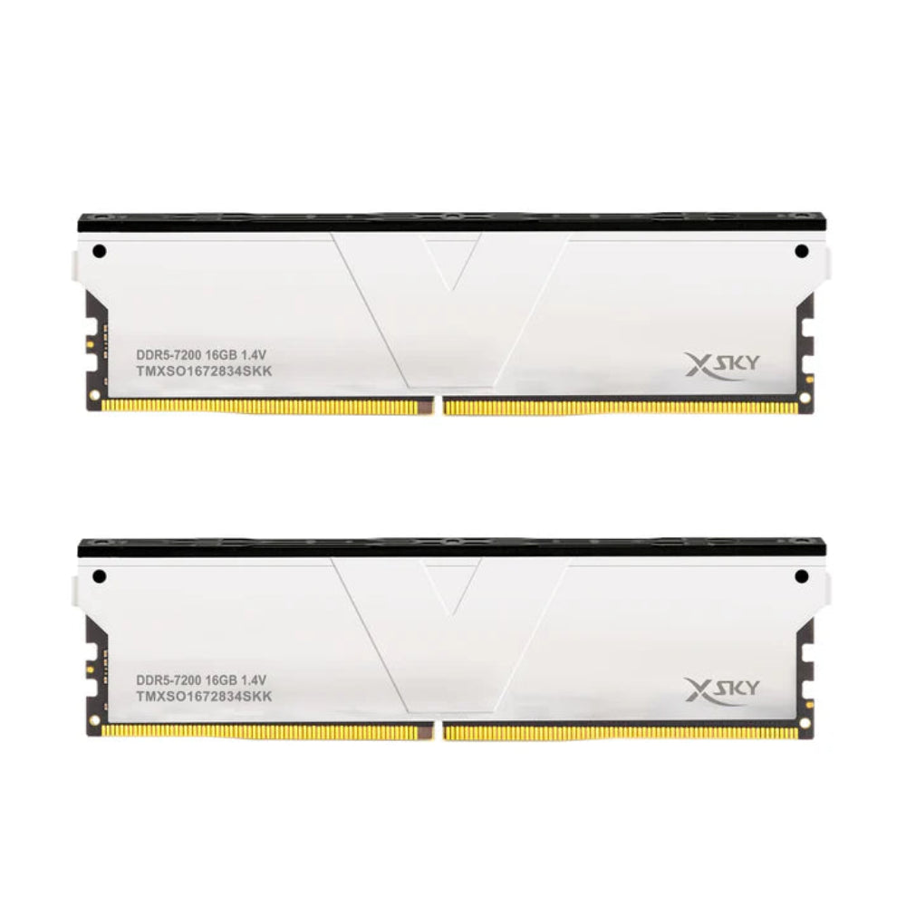 Buy V-COLOR Manta XSky 32GB ( 16GB x 2 ) 7200MHz DDR5 RAM ( Silver ...
