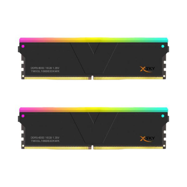 Buy V-COLOR Manta XSky RGB 32GB ( 16GB x 2 ) 6000MHz DDR5 RAM ( Black ...