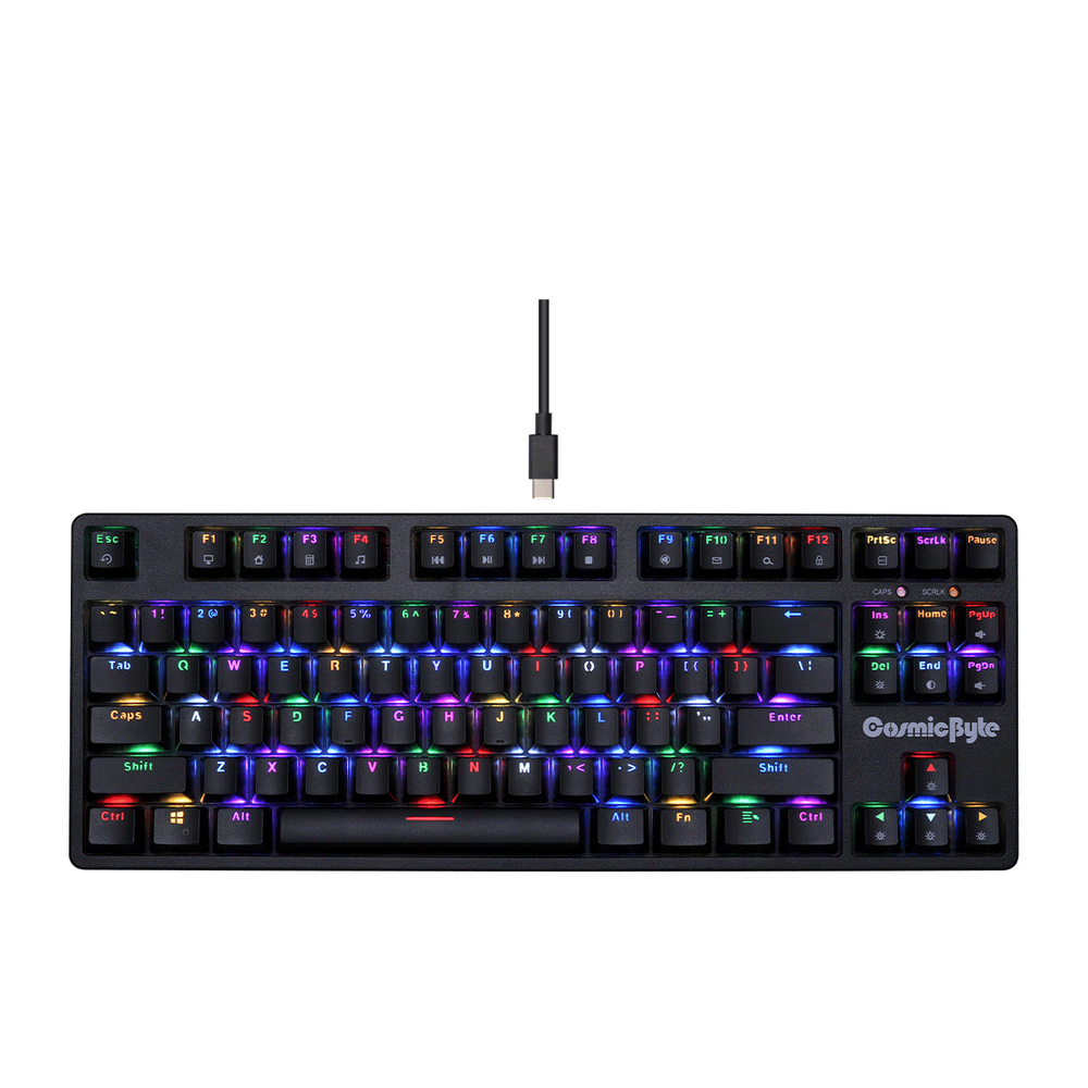 Buy COSMIC BYTE CB-GK-38 Trinity Tenkeyless Wired Swappable Gaming ...