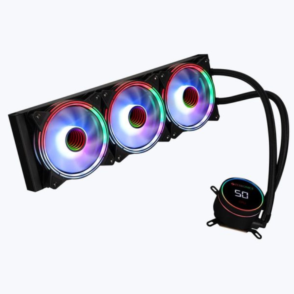 Buy ZEBRONICS ZEB AIO360TB ARGB 360mmCPU Liquid Cooler ( Black ...