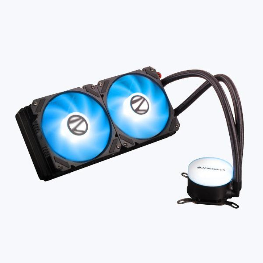 Buy ZEBRONICS ZEB AIO240VB ARGB 240mmCPU Liquid Cooler ( Black ...