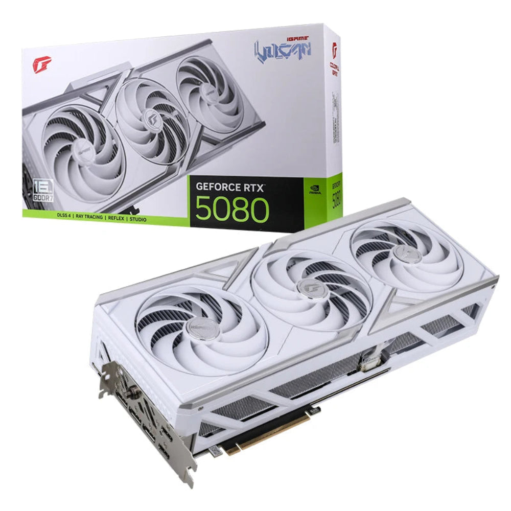 Buy COLORFUL iGame GeForce RTX 5080 Vulcan OC 16GB-V White Nvidia ...