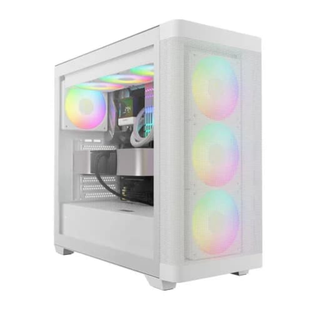 Buy GAMDIAS Athena M3 ARGB EATX Mid Tower Cabinet (White) | Elitehubs ...