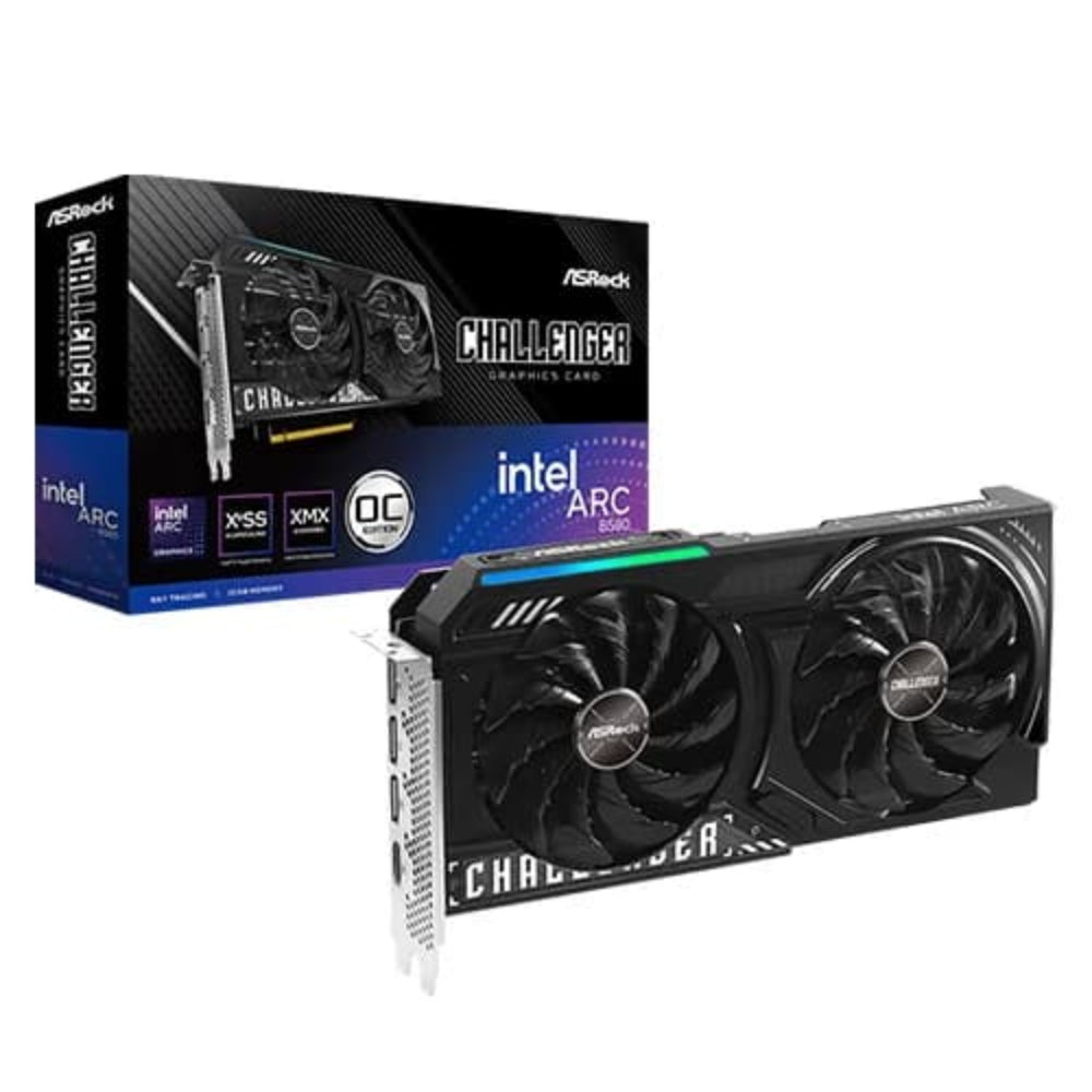 Buy ASROCK Challenger Arc B580 OC 12GB Intel Graphic Card | EliteHubs.com