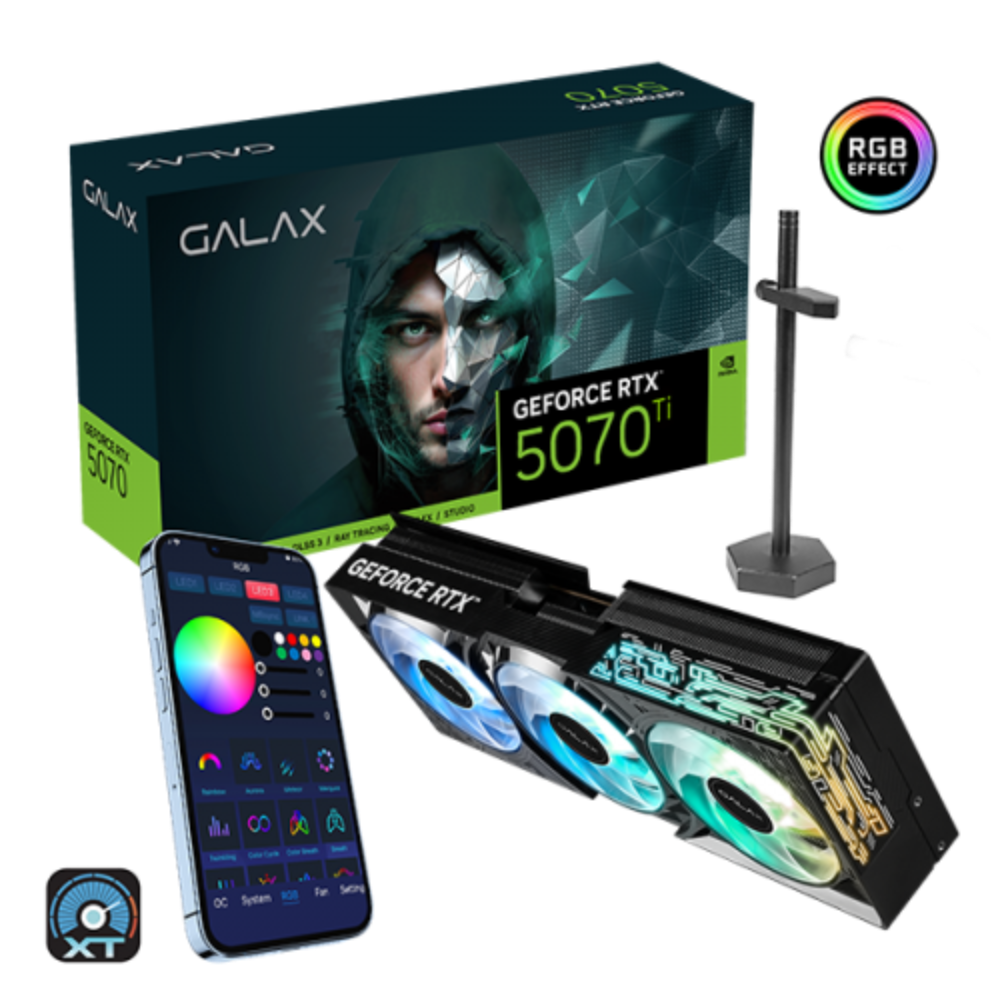 Buy GALAX Geforce RTX 5070 Ti 1 Click OC 16GB NVIDIA Graphic Card ...