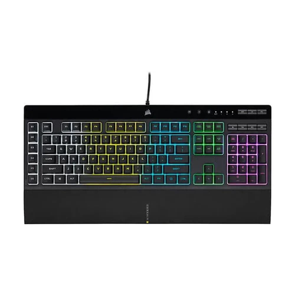 Buy CORSAIR K55 Pro Full Size Membrane Wired Gaming Keyboard Black ...