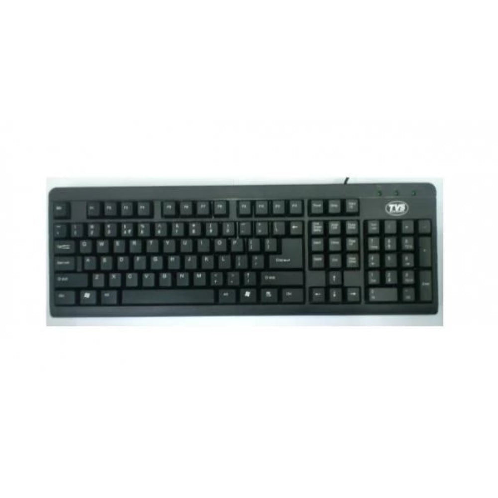 Buy TVS Champ Full Size Membrane Switch Wired Gaming Keyboard Black ...