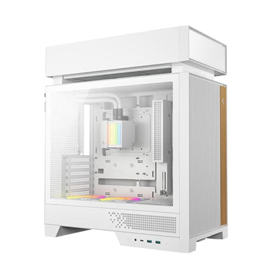 Buy DEEPCOOL CL660 ARGB ATX Mid Tower Cabinet ( White ) | EliteHubs.com