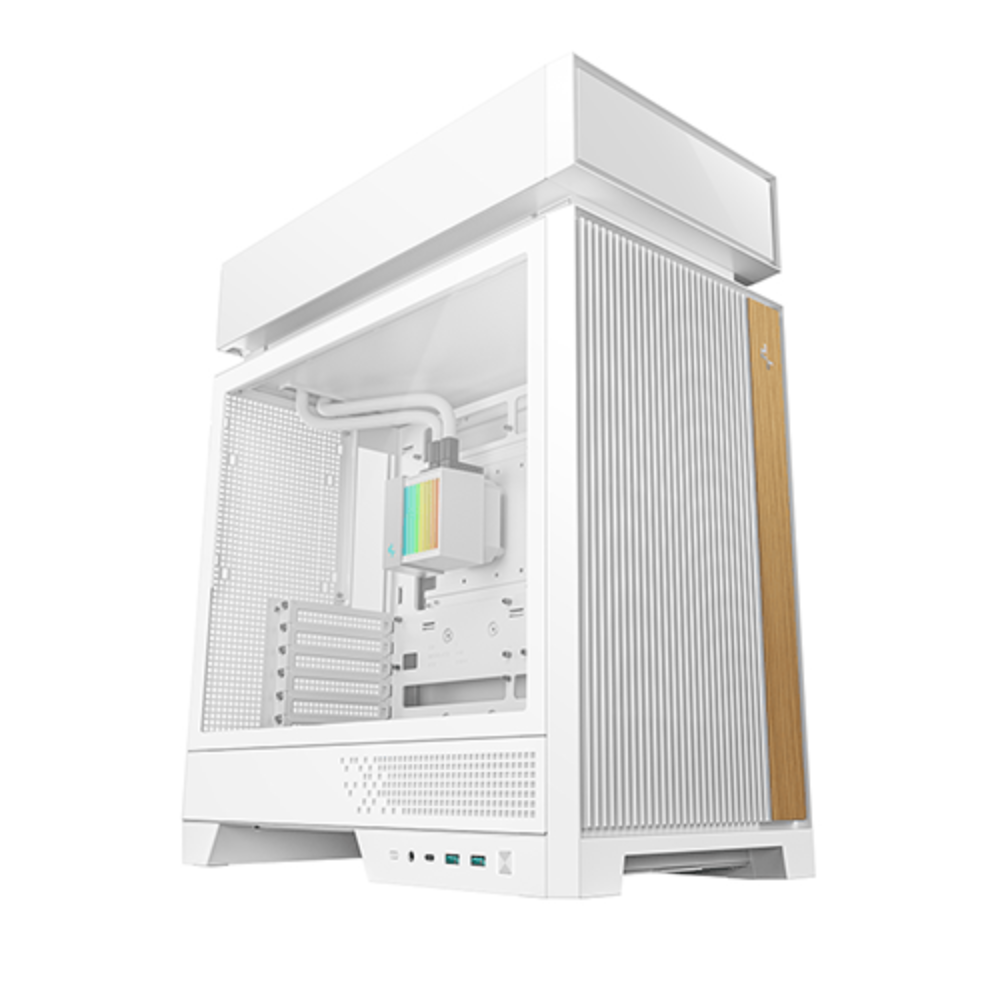 Buy DEEPCOOL CL660 ARGB ATX Mid Tower Cabinet ( White ) | EliteHubs.com