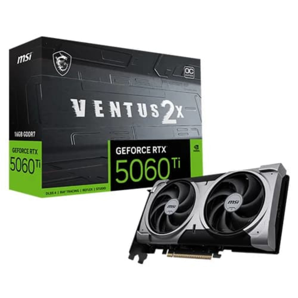 Buy MSI GeForce RTX 5060 Ti Ventus 2X OC Plus 16GB Nvidia Graphic Card ...