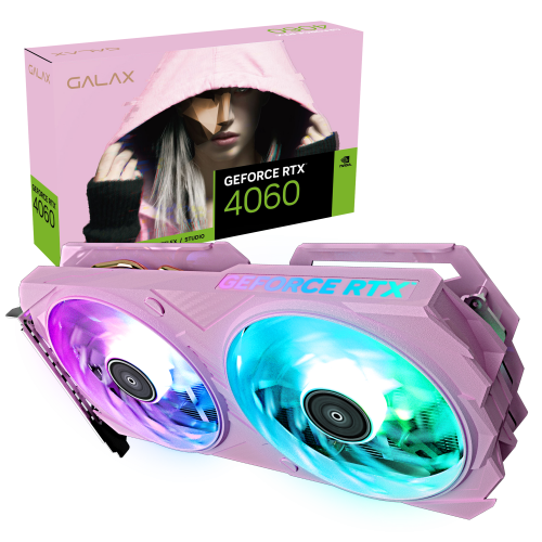 Buy GALAX GeForce RTX 4060 EX Pink (1-Click OC) Nvidia Graphic Card ...