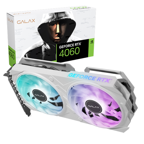 Buy GALAX GeForce RTX 4060 EX White (1-Click OC) Nvidia Graphic Card ...