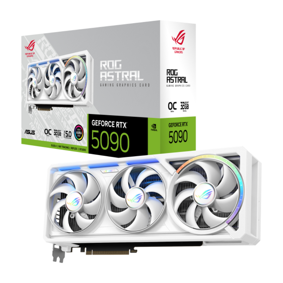 Buy ASUS ROG Astral GeForce RTX 5090 OC 32GB White Edition NVIDIA ...