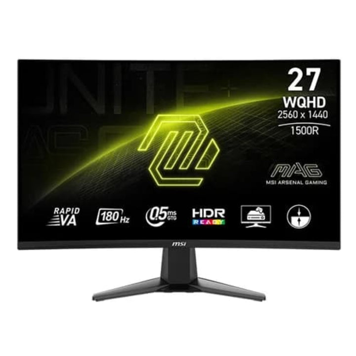 Buy MSI MAG 27CQ6F 27 Inch QHD 180Hz VA Panel 0.5ms FreeSync Gaming ...
