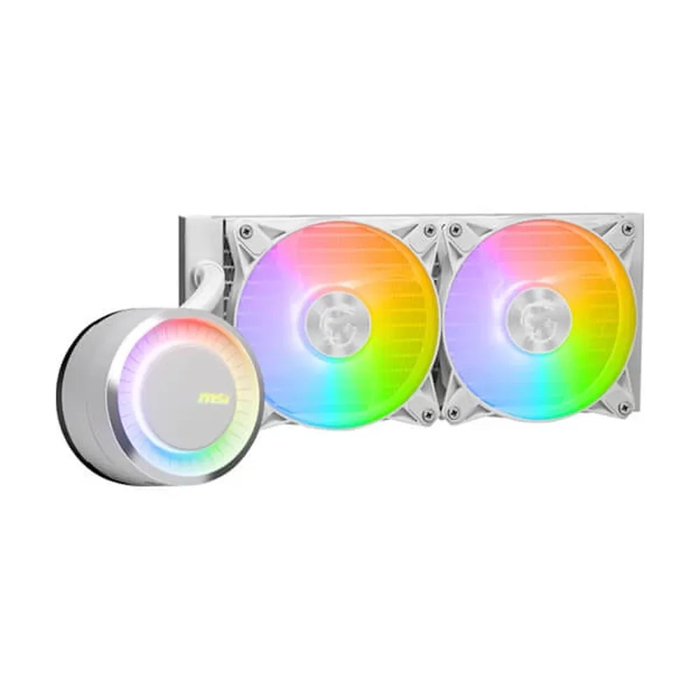 Buy MSI MAG Coreliquid E240 ARGB 240mm CPU Liquid Cooler (White ...