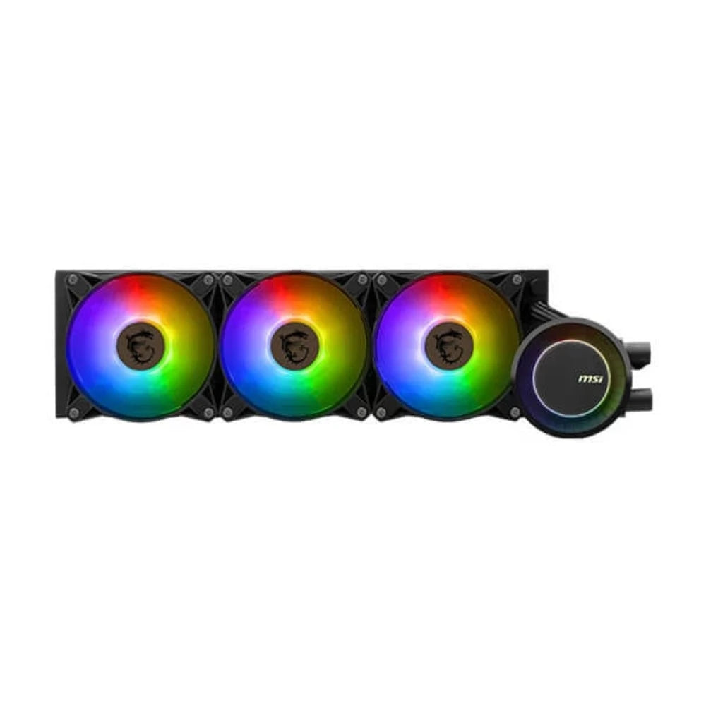 MSI MAG Coreliquid E360 ARGB 360mm CPU Liquid Cooler (Black)– EliteHubs